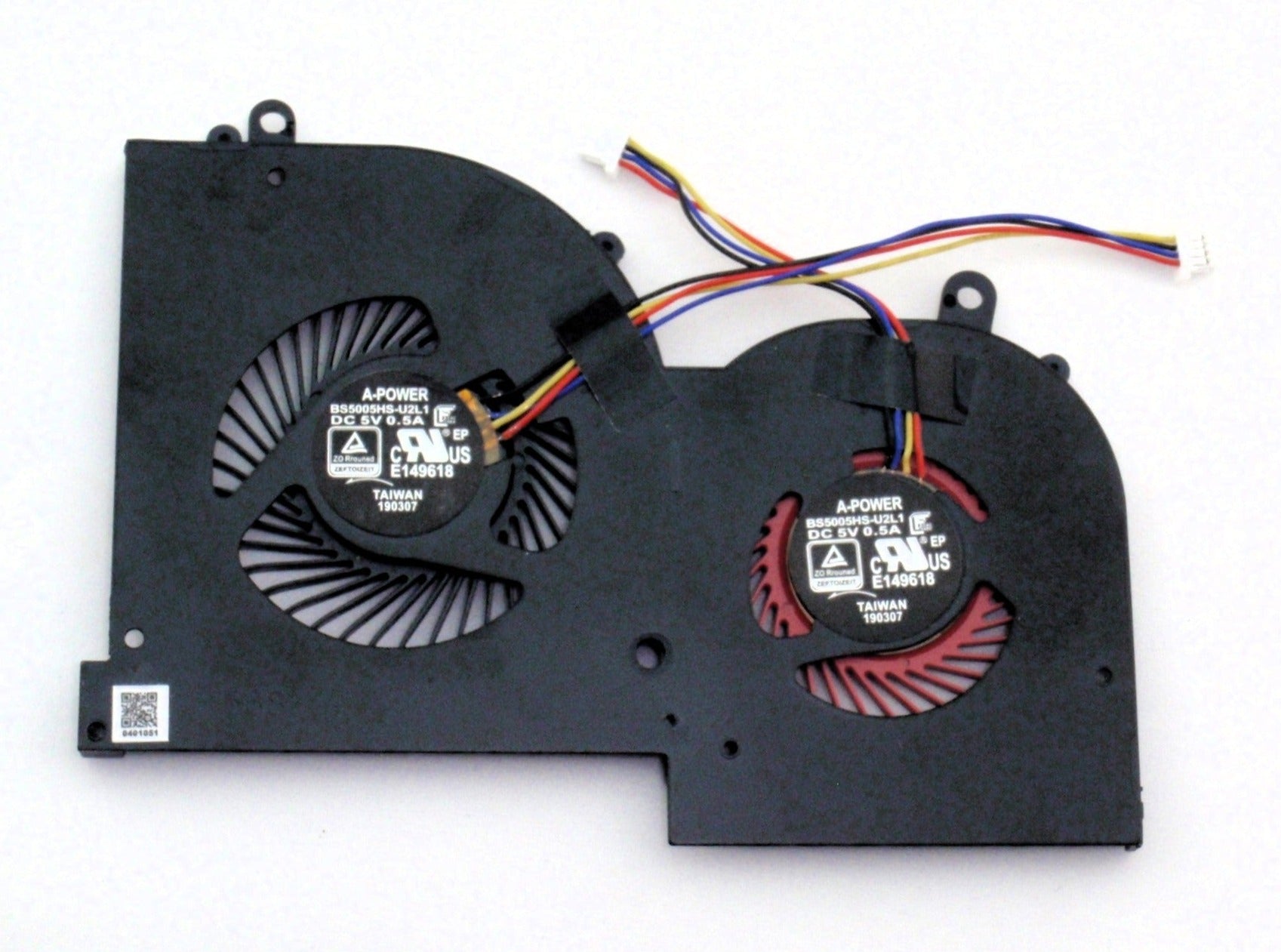 MSI GPU Cooling Fan MS-16Q2 GS65 8SE 8SF 8SG P65 8RE 8RF - 16Q2-GPU-CW ...